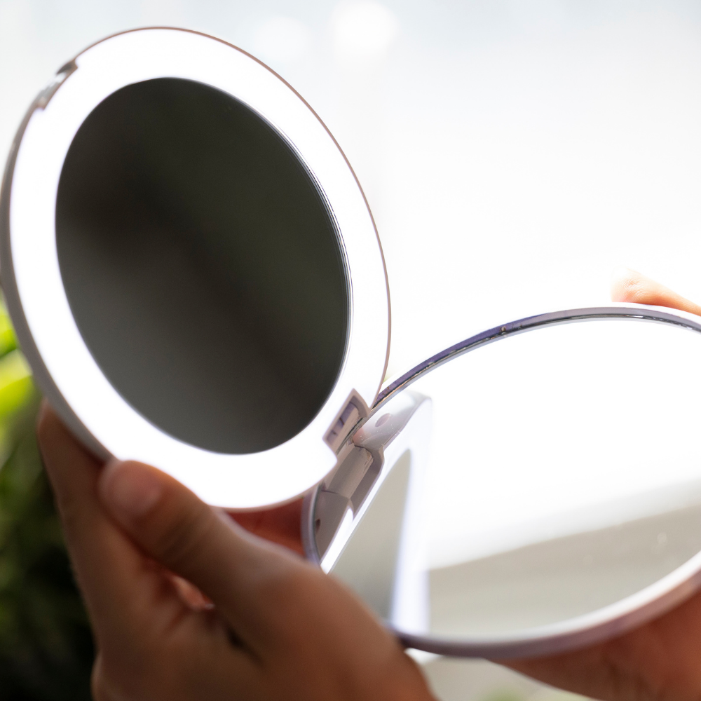 Circle LED Compact Mirror – Pop Sonic LLC